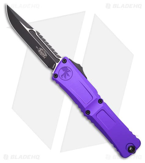 Microtech Combat Troodon Interceptor Purple Al Black