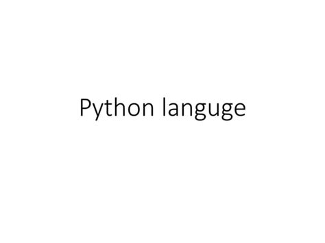 Python Languge Wps Officepptx Python Languge Wps Officepptx