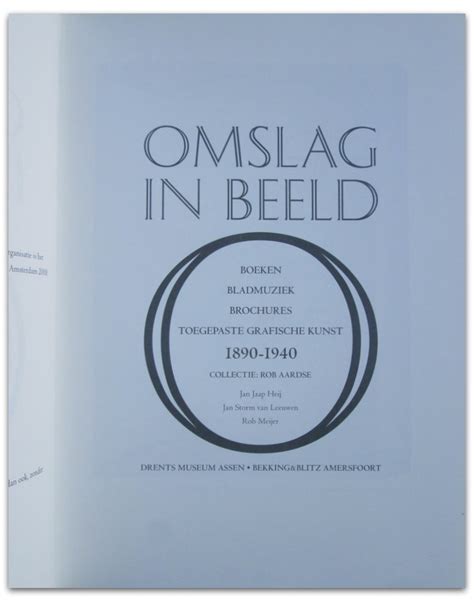 Jan Jaap Heij And Jan Storm Van Leeuwen Omslag In Beeld 2008 Arcana Cabana