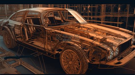 汽车结构透视背景图背景图片免费下载 海报banner 高清大图 千库网 图片编号6399018