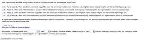Solved Test The Given Claim Identify The Null Hypothesis Chegg Com