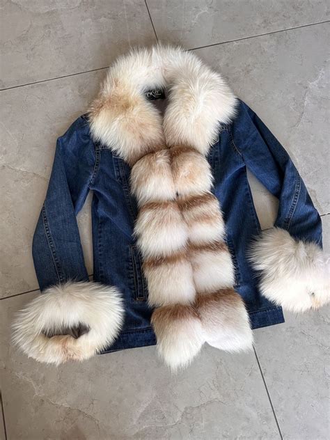 Парка джинсова з песця 3 500 грн Парки Шевченкове на Olx