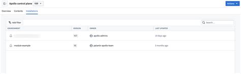 Managing Modules Overview Palantir