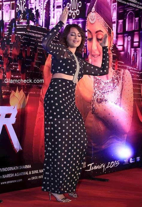 Sonakshi Sinha In Payal Singhal During The Promotion Of Song Radha From