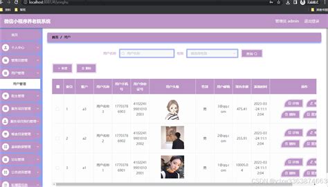 微信小程序养老院系统的设计与实现 （spring Bootmysqljava论文系统源码数据库调试）养老小程序 前后端源码 Csdn博客