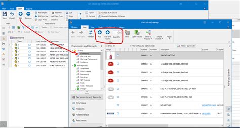 working with a bom in solidworks manage