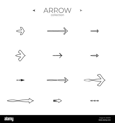 Thin Line Icons Line Icons Collection Arrow Basic Ui Elements For