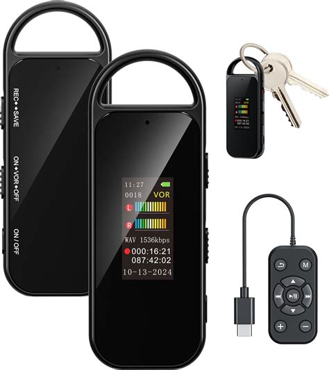 Amazon Com GB Digital Voice Recorder With Bluetooth Voice Activated Keychain Audio