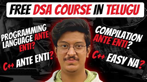 Episode 3 Introduction To C In Telugu Free Dsa Course In Telugu