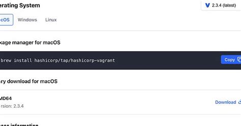 Macos Download Link For Vagrant Indicates Amd64 Vagrant Hashicorp Discuss