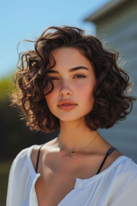 11 Short Wavy Bob Haircuts Trending In 2024 Короткие кудрявые стрижки