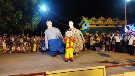 ကဆုန်လပြည့် ဗုဒ္ဓနေ့၌ သံဖြူဇရပ်မြို့နယ် ကျိုက္ခမီမြိုတွင် ကဆုန်ညောင်ရေသွန်းပွဲတော် စည်ကားသိုက