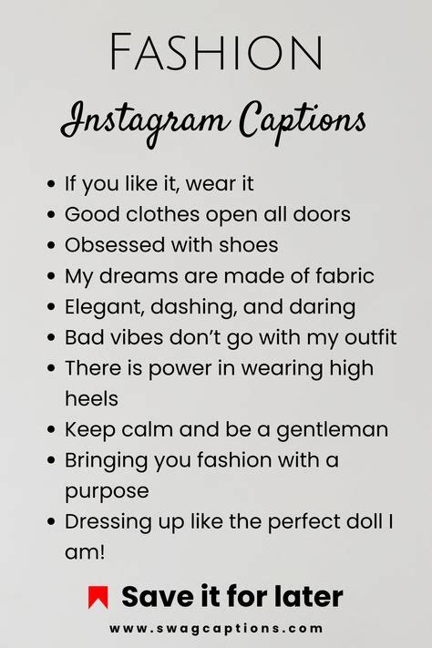 Fashion Captions