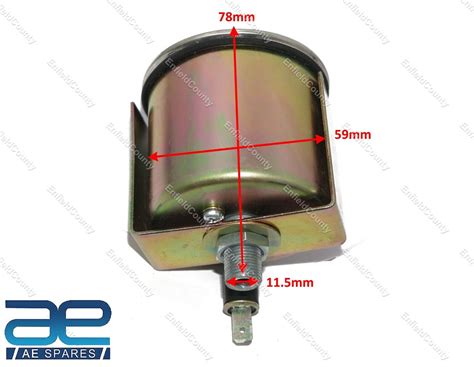 Smiths Speedometer 80 Mph Black 2 5 For Norton Bsa Royal Enfield Triumph