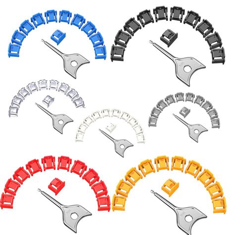 10pcs Rj45 Ethernet Lan Blocker Locker With 1key Ethernet Blocker