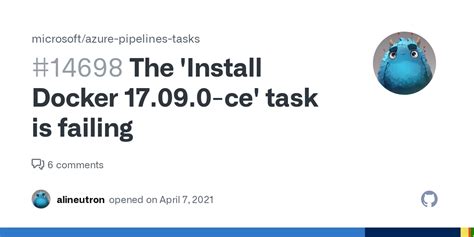 The Install Docker 17090 Ce Task Is Failing · Issue 14698