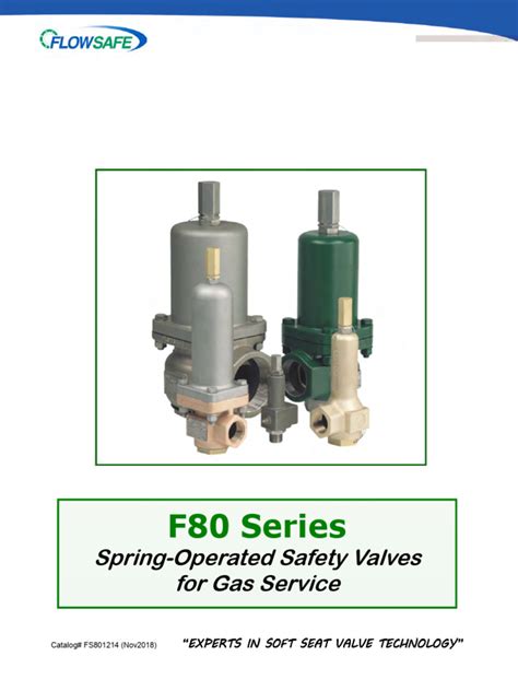F80 Series Safety Valves Overview Pdf Screw Valve
