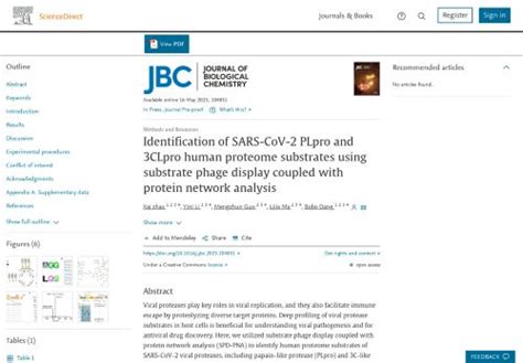 Identification Of Sars Cov 2 Plpro And 3clpro Human Proteome Substrates Using Substrate Phage