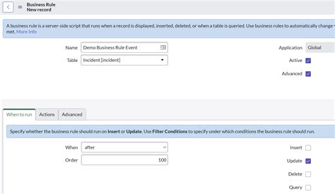 Create Email Notification Via Event In Servicenow