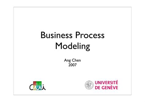 Business Process Modeling Ppt