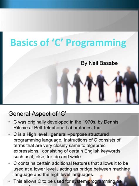 Basics Of C Programming By Neil Basabe Pdf Variable Computer Science Computing