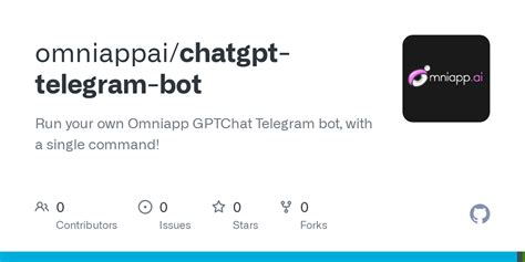 Github Omniappaichatgpt Telegram Bot Run Your Own Omniapp Gptchat Telegram Bot With A