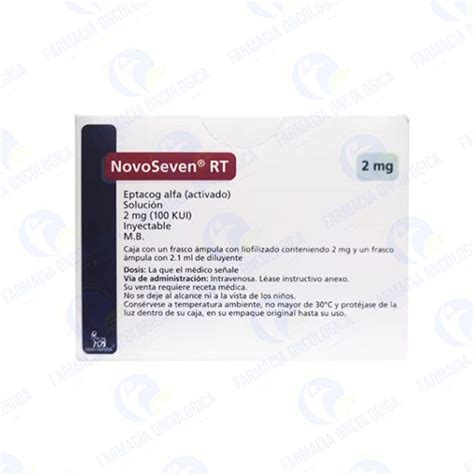 Novoseven Rt 2mg Eptacog Alfa Activado Farmacia Santa Rita
