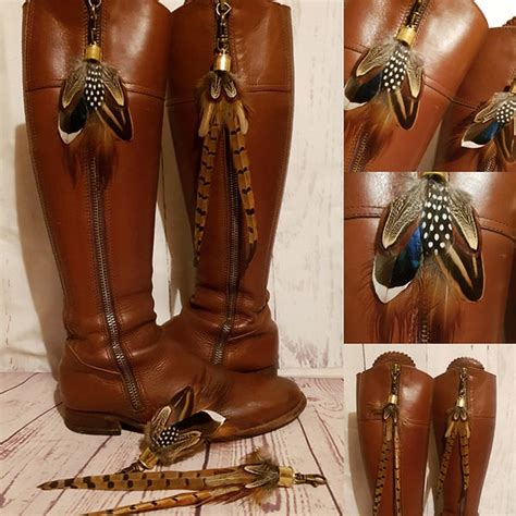 Feather Boots Tassels Cartridge Crafts