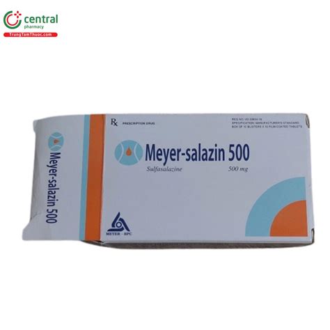Thuốc Meyer Salazin 500 điều Trị Viêm Loét đại Tràng Viêm Khớp Dạng Thấp