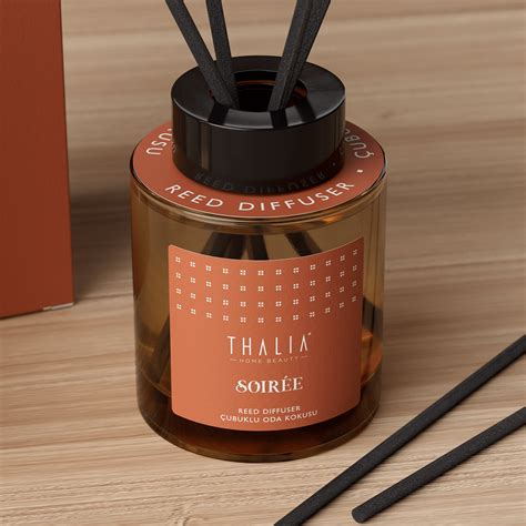 Diffuser Home Fragrance Mockup Reeds Diffuser Label Design Reed