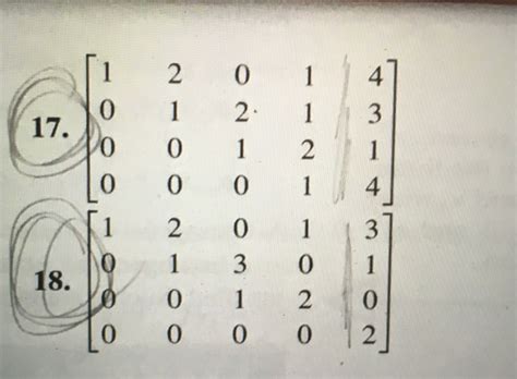 Solved Augmented Matrix In Exercises Find The Chegg