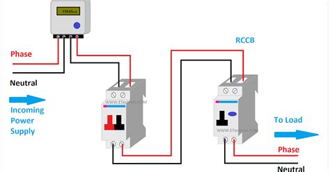 Proper RCCB Connection Diagram With MCB ETechnoG