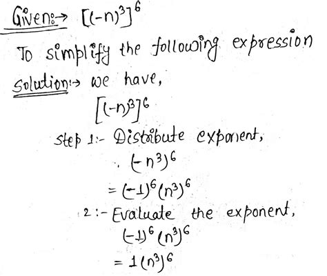 Answered Simplify The Following Expression N³16 Bartleby