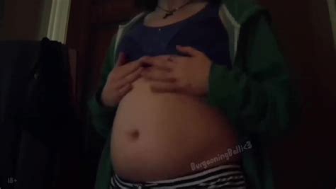 Girl Belly Inflation Video 2