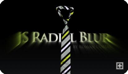 Román Cortés Javascript Radial Blur