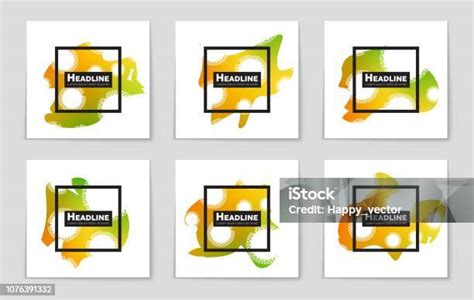 Soyut Vektör Düzen Arka Plan Set Sanat Tasarım Şablonu Liste Ön Sayfa Mockup Broşür Tema Stili