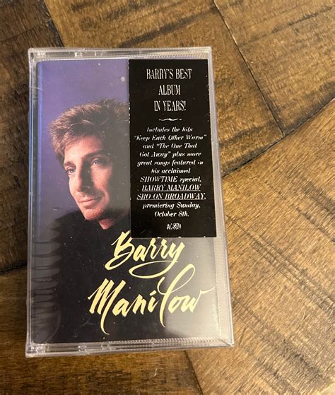 Original Wrapping Barry Manilow 1989 Cassette Tape In Original Package