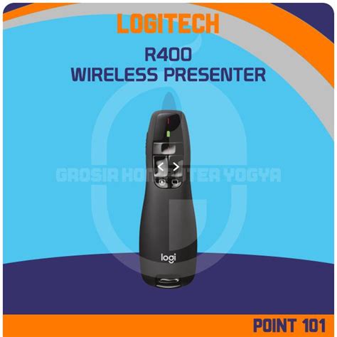 Jual Logitech R400 Red Laser Wireless Presenter Remote Laser Pointer Shopee Indonesia