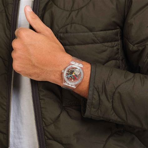 Clearly New Gent Swatch Gent Gents Watches