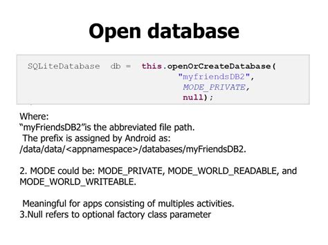 PPT Data Persistence In Android PowerPoint Presentation Free Download ID