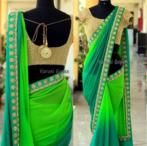Different Types Of Blouse For Saree