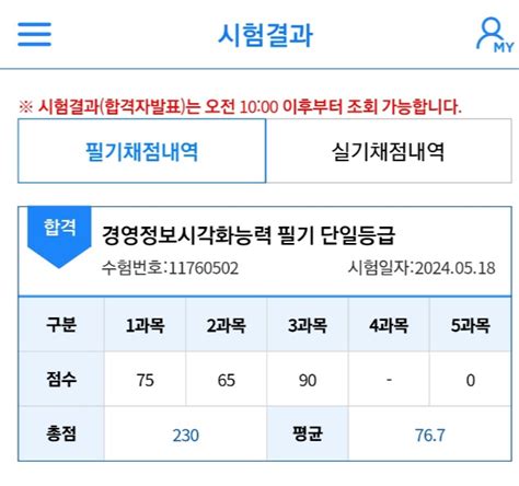 자격증it 경영정보시각화능력 제1회차 시험필기합격실기시험대기