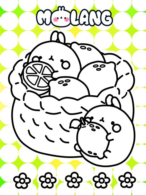 과일 품은 몰랑이 색칠공부도안 라임 몰랑이 네이버 블로그