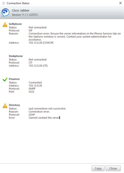 Cisco Jabber Softphone Unhealthy Cisco Community