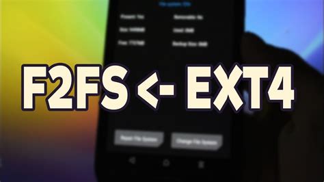 convert ext4 to f2fs on any android phone using twrp youtube