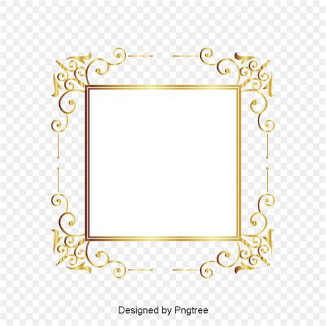 รูปหน้าการ์ด งานบุญ ลวดลายไทยสีทอง Png สีทอง กรอบขอบ รูปแบบการตกแต่งภาพ Png และ เวกเตอร์