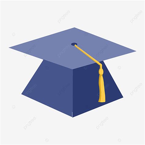 파란색 졸업 일러스트 모자 그림 학교 용품 푸른 모자 의사는 모자 Png 일러스트 및 Psd 이미지 무료 다운로드 Pngtree