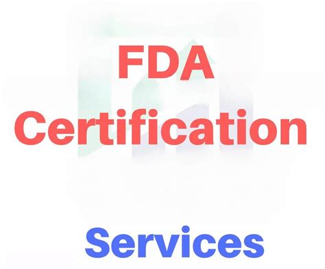 Fda Certification Services At ₹ 1000 Certificate In Lucknow Id 2855785054473