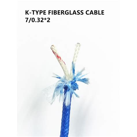 Thermocouple Wire Type K TC Wire Screen Cable Multi Core Thermocouple Wire K Type Fiberglass