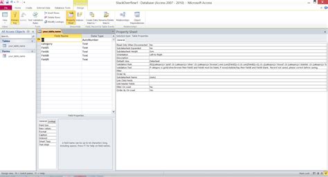 Ms Access Enabling Disabling Input Into Certain Fields Based On The Value Of Another Field